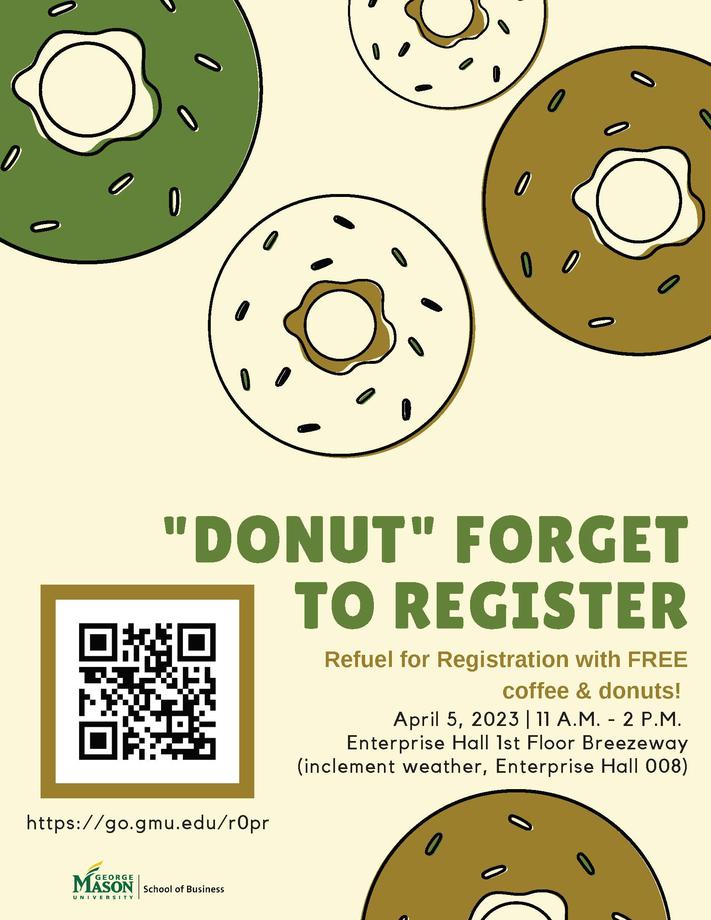 'Donut' Forget to Register Advisor Open House - Wednesday, April 5 ...