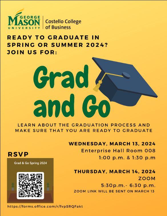 Grad and Go, March 13 and 14 | George Mason University News