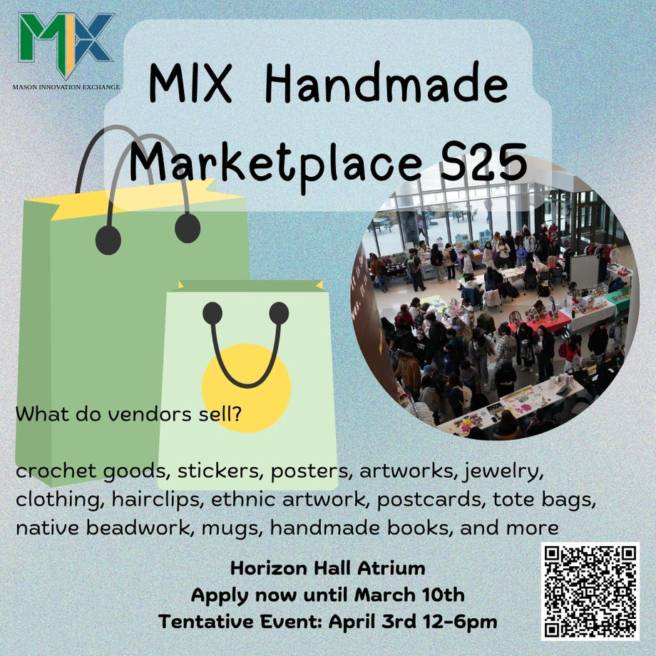 Apply to Be a Vendor at the MIX Handmade Marketplace! | George Mason ...